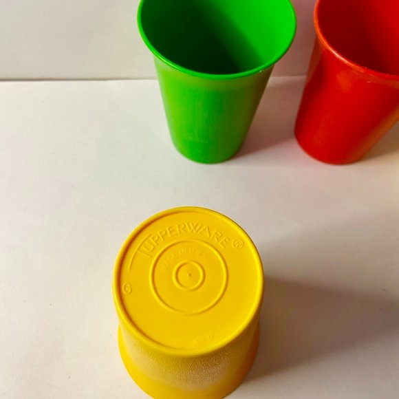 Tupperware | Dining | Vintage Tupperware Plastic Glasses | Poshmark